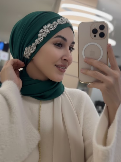 Persian Crystal Cap Hijab – AttractionMART