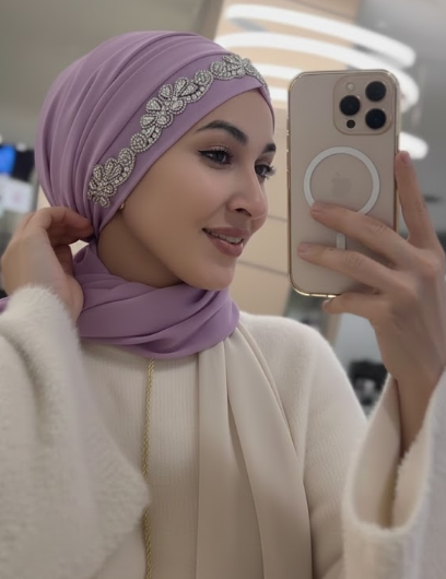 Persian Crystal Cap Hijab – AttractionMART